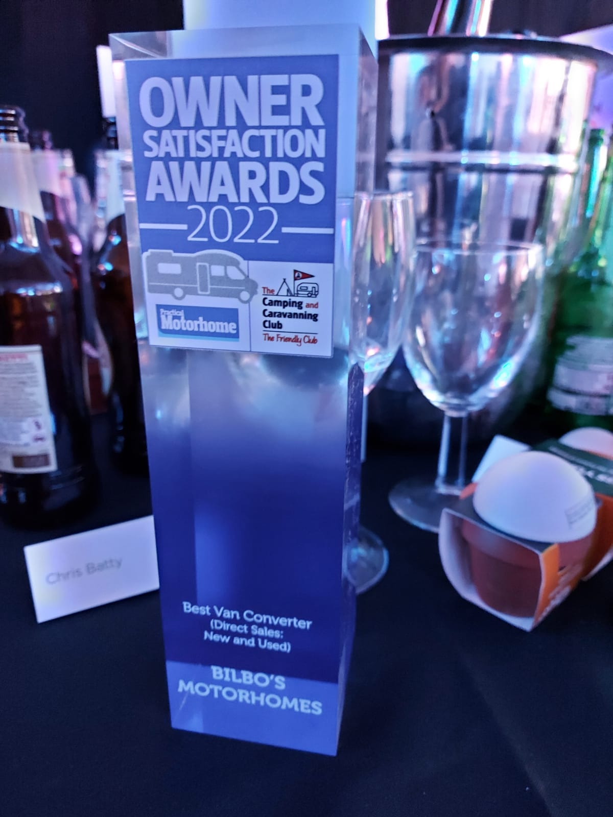 Bilbo's Wins The Owner Satisfaction Awards 2022 | Bilbo's Campervans